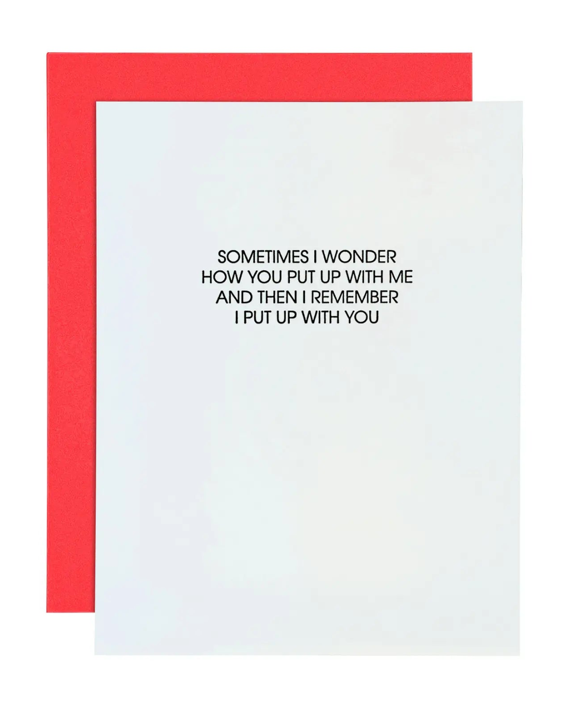 I Wonder How You Put Up with Me, But I Put Up with You - Chez Gagné | Eden