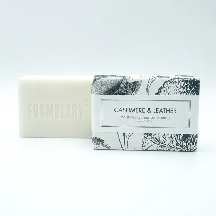 Cashmere & Leather Shea Butter Soap - Formulary 55 | Eden