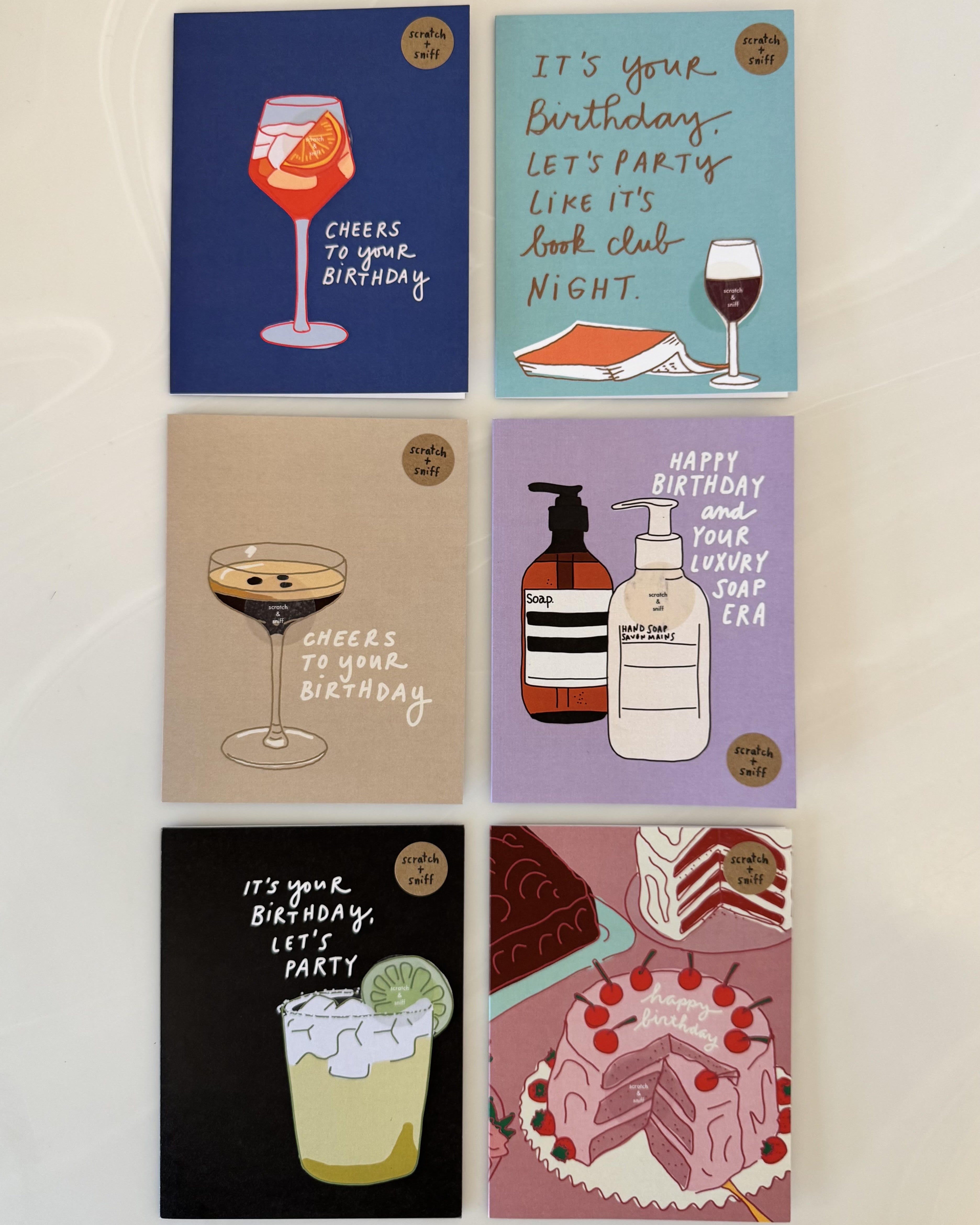 Scratch & Sniff Greeting Cards - La Familia Green | Eden